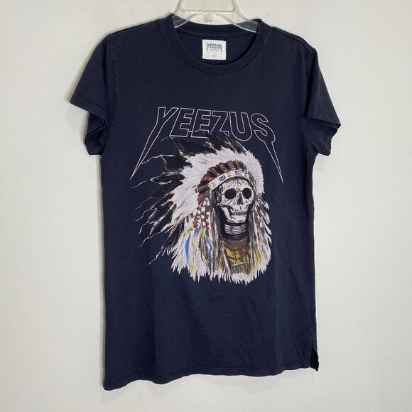 Yeezy | Shirts | Yeezus Tour Official Merch Native Warrior Chief Skull ...